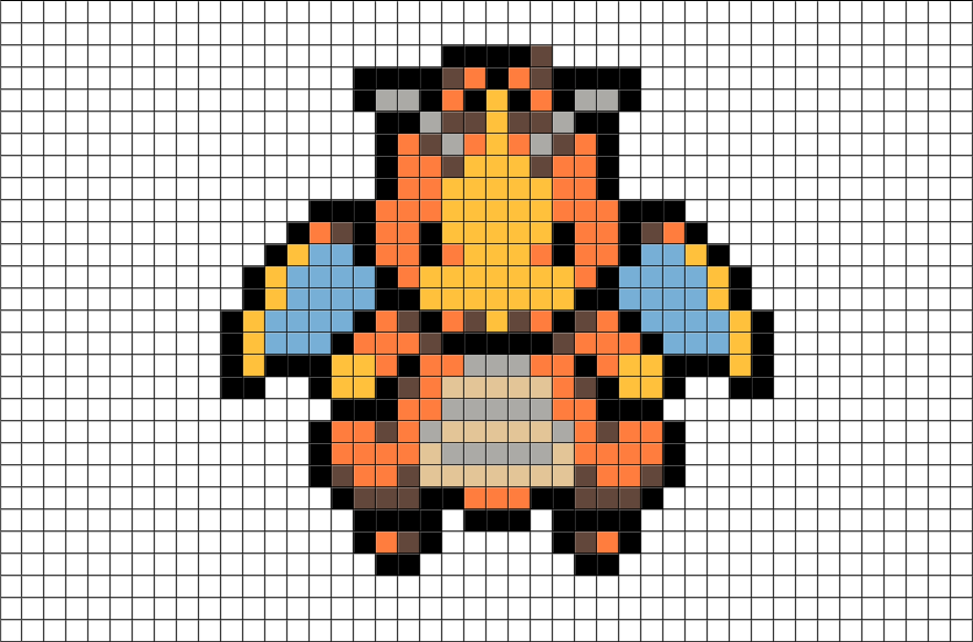 Download Graph Paper Pokemon Drawing - Full Size PNG Image - PNGkit