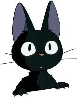 Download Transparent Anime, Cat, And Kiki's Delivery Service Image ...