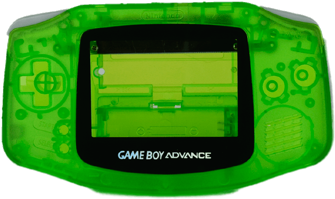Download Game Boy Fluorescent Green - Game Boy Advance - Full Size PNG ...