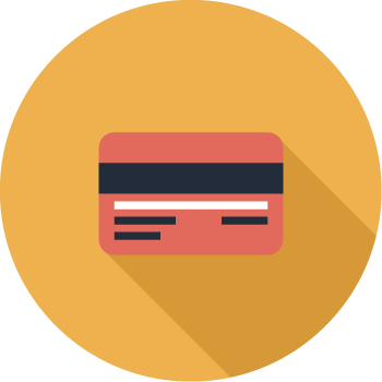 Download Credit Card Icon Circle - Full Size PNG Image - PNGkit