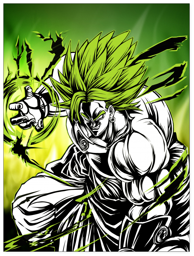 Download Super Saiyan - Broly - Poster - Tl00983po - Super Saiyan Broly ...