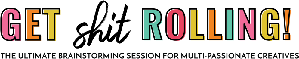 Download Get Shit Rolling With Tagline - Calligraphy - Full Size PNG ...