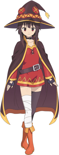 Download Megumin Game - Konosuba Megumin Png - Full Size PNG Image - PNGkit
