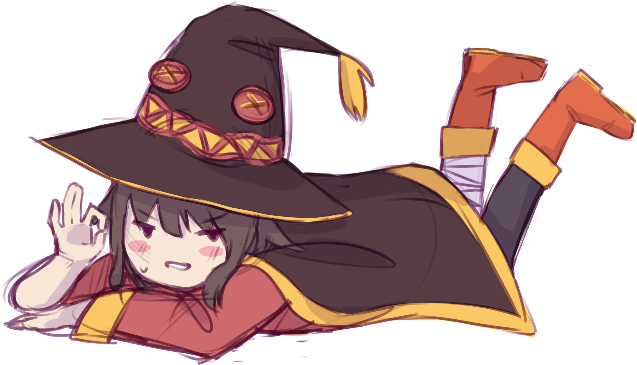 Download Megumin - Konosuba - Full Size PNG Image - PNGkit