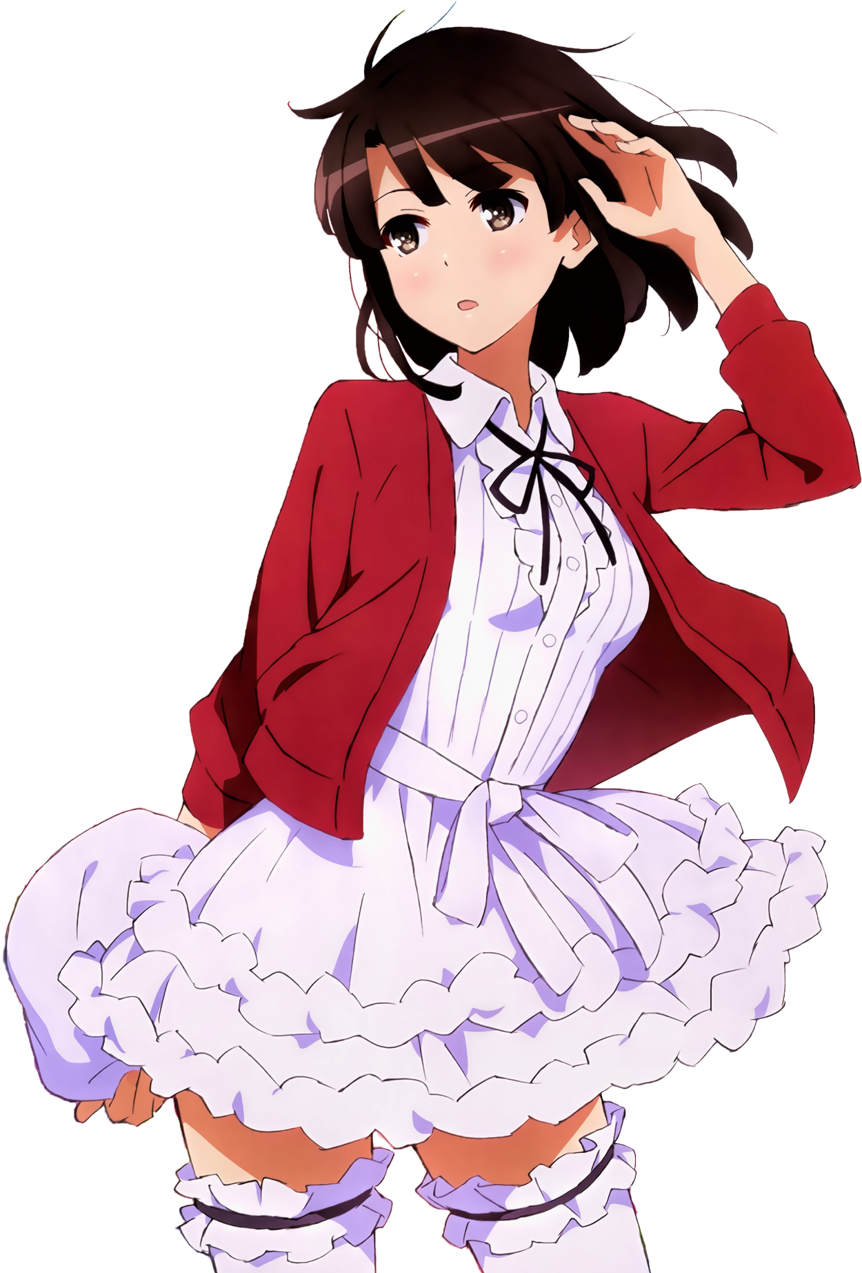 Download Reference Image - Transparent Megumi Kato Saekano - Full Size ...