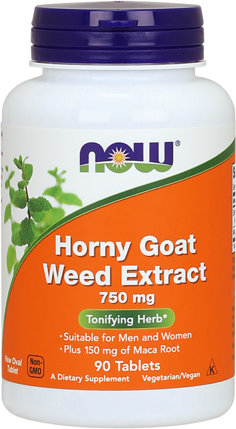 Download Horny Goat Weed Extract 750 Mg Tablets - Now Foods Horny Goat ...
