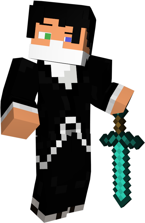 Diamond Minecraft Sword Crossing