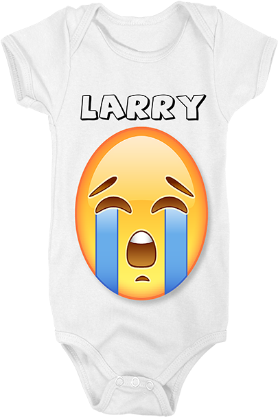 Download Crying Emoji Customised Baby Grow - Face With Tears Of Joy ...