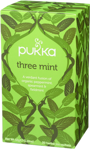 Download Pukka Tea Herbal Three Mint - Pukka Herbs - Organic Herbal Tea ...