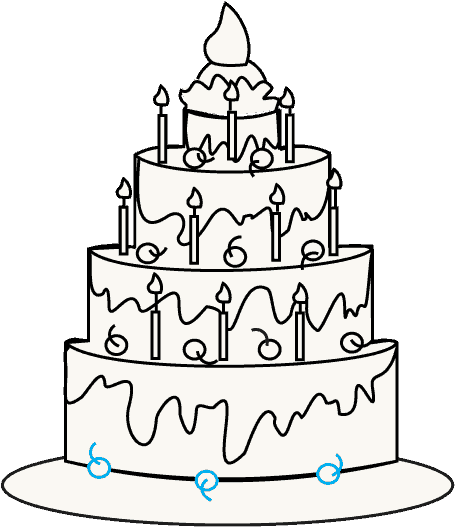 Download Slice Of Cake Drawing At Getdrawings - Torta De Dibujito ...