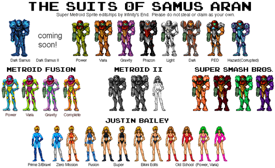 Download Transparent Samus' Suits - Samus Aran - PNGkit