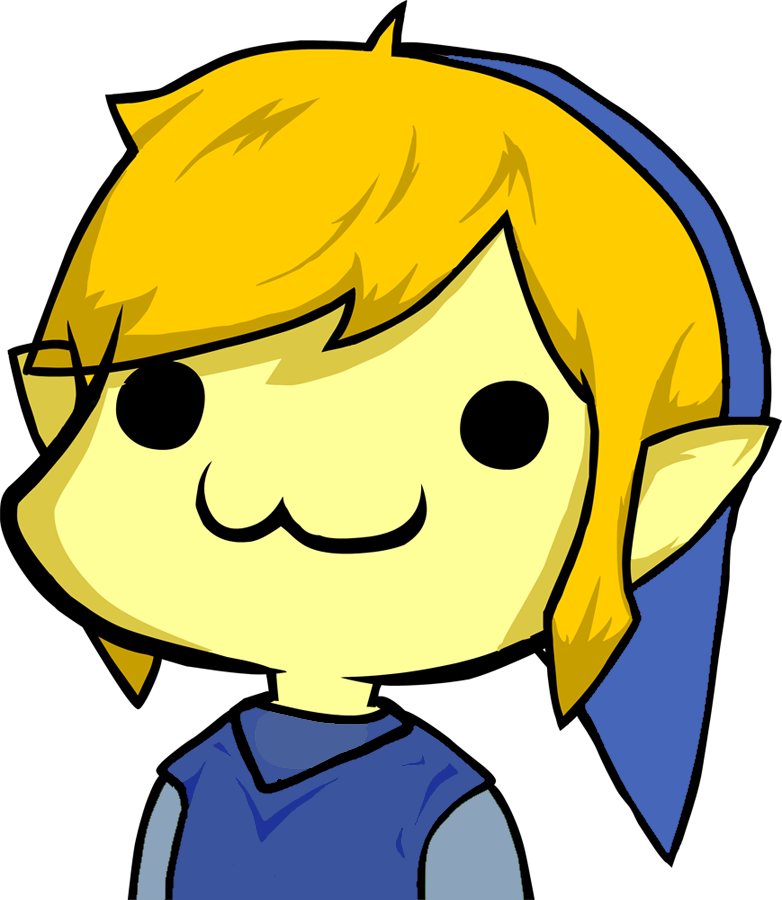Download Blue Toon Link Fan Art - Full Size PNG Image - PNGkit