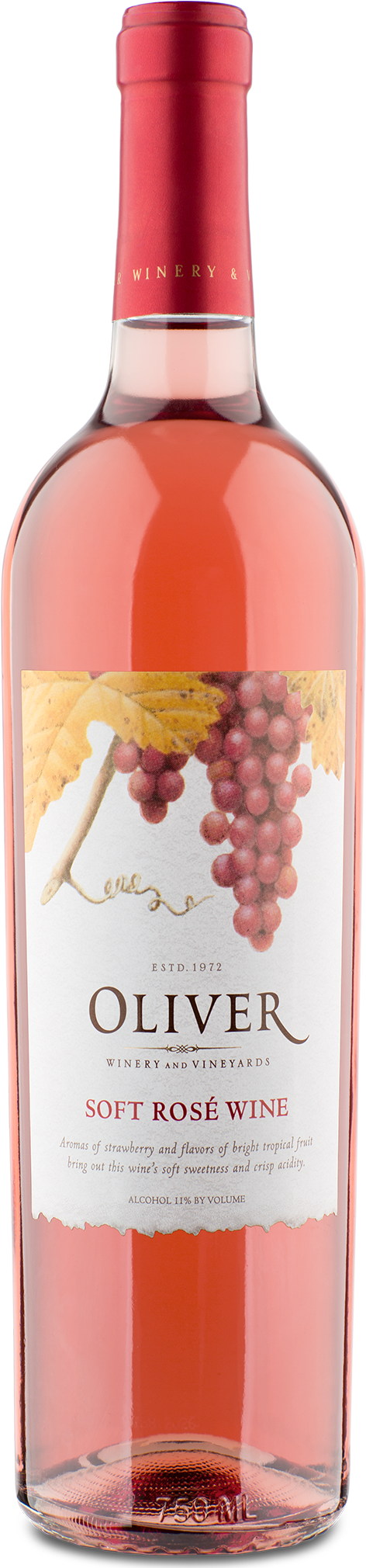 Download Oliver Soft Rosé - Oliver Wine, Soft Rose - 750 Ml - Full Size ...