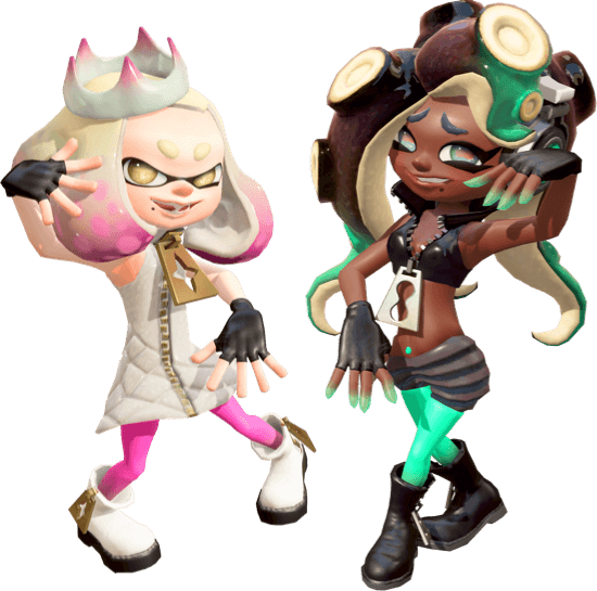 Download Vector Paintbrush Splatoon - Pearl And Marina Color Swap ...