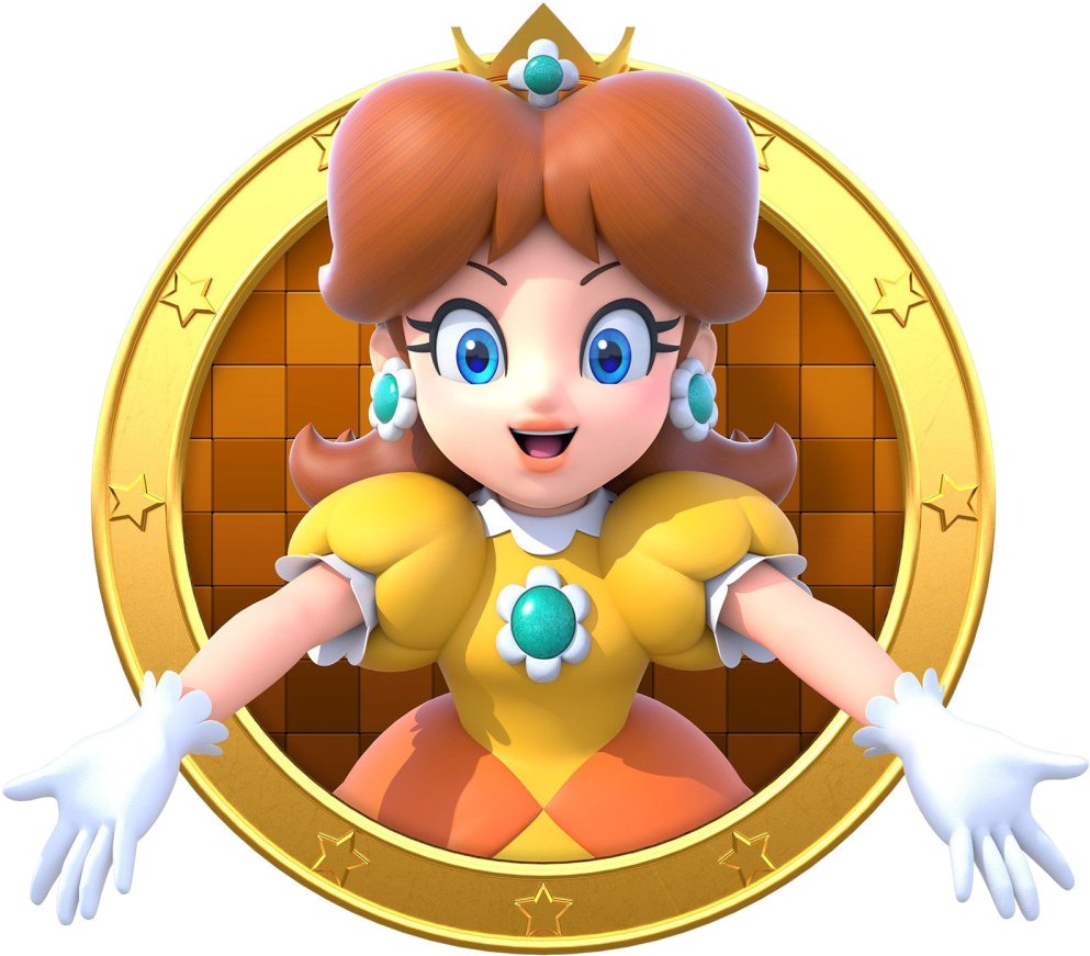 Download Star Rush - Super Mario Run Daisy - Full Size PNG Image - PNGkit