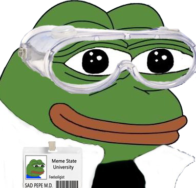 Download 168kib, 383x366, Doctor-pepe - Pepe The Frog Scientist - Full ...