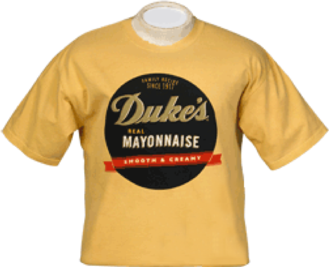 Download Duke's T-shirt - Duke's Real Mayonnaise Smooth & Creamy 18 Oz ...