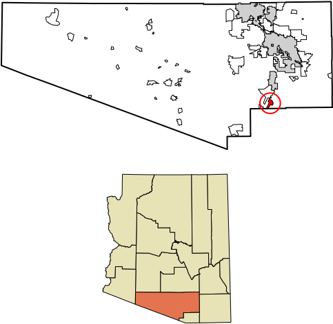 Download Pima County Arizona Incorporated And Unincorporated - Counties ...