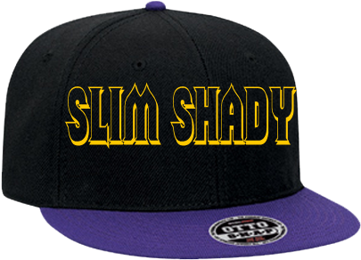 Download Slim Shady Eminem - Wool Blend Flat Visor Pro Style Snapback ...