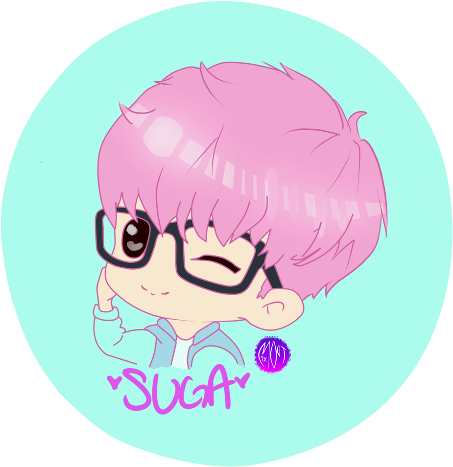 Download Suga Bts Chibi Png - Full Size PNG Image - PNGkit