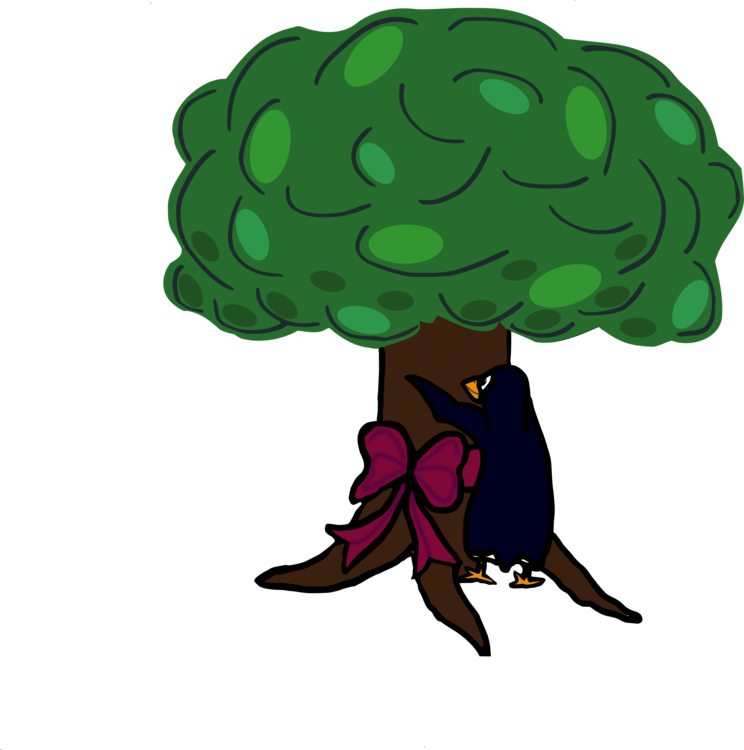 Download Penguin Tree Drawing Bird Cartoon Free Commercial Clipart ...