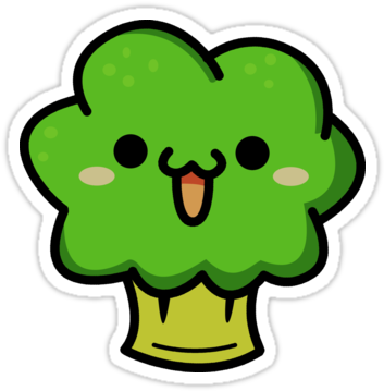 Download Cute Broccoli - Full Size PNG Image - PNGkit