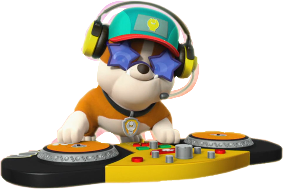 Download Report Abuse - Dj Rubble Paw Patrol - Full Size PNG Image - PNGkit