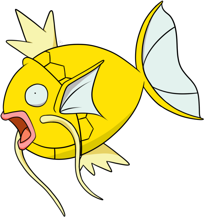 Download Golden Magikarp - Vertebrate - Full Size PNG Image - PNGkit
