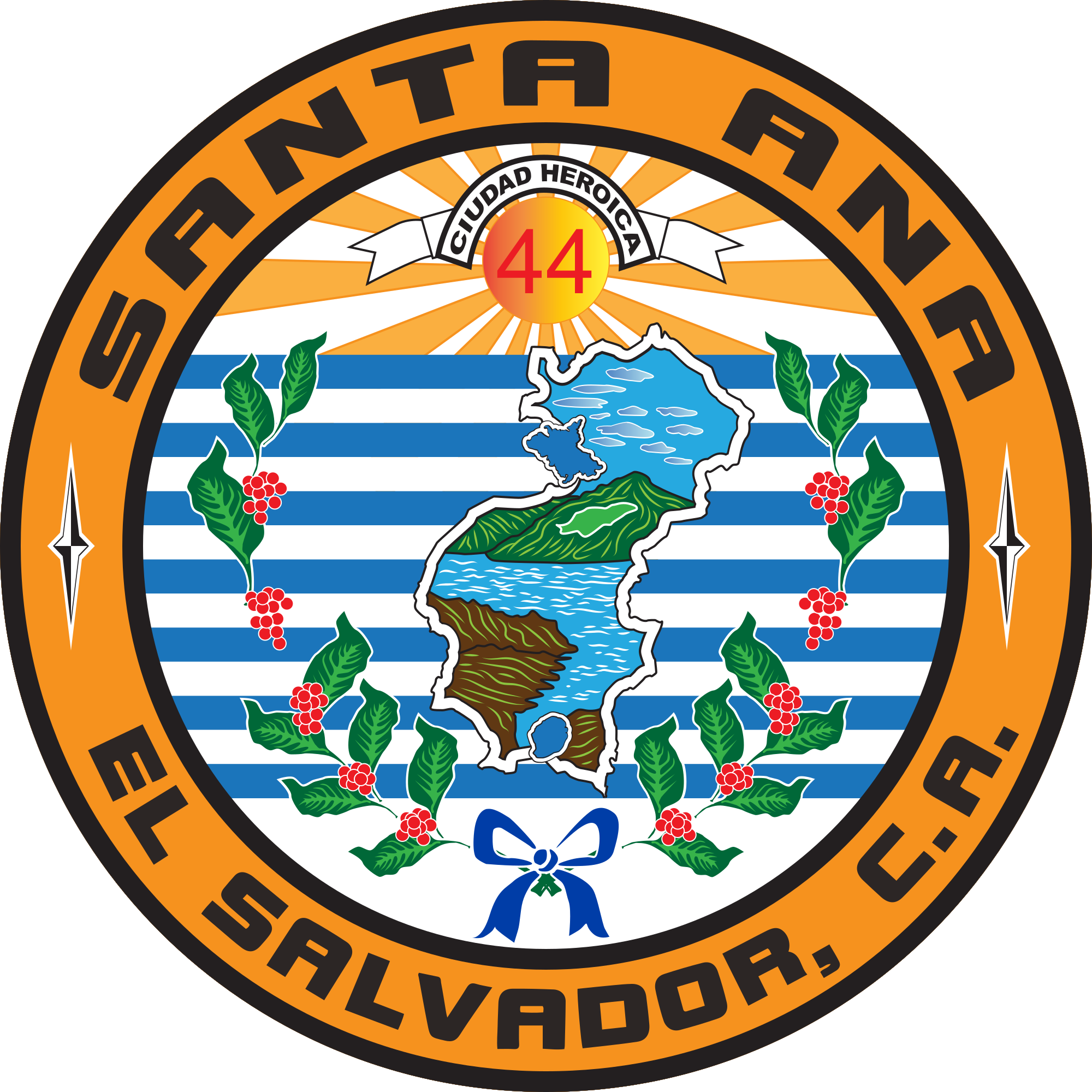 Download Open - Escudo De Santa Ana El Salvador - Full Size PNG Image ...