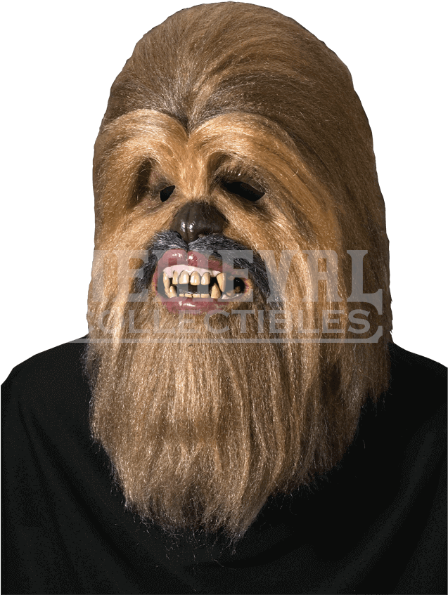 Download Adult Chewbacca Latex Mask - Mascara De Chubaca - Full Size ...