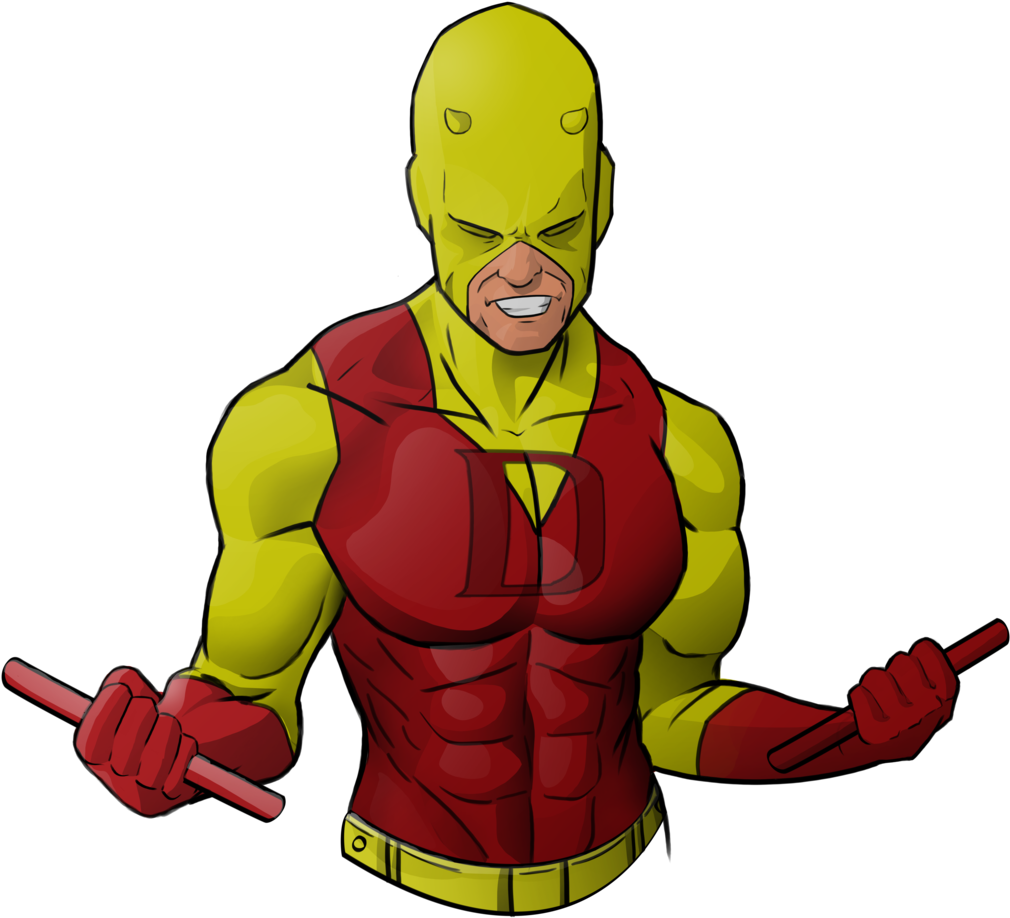 Download Daredevil Yellow - Yellow Daredevil Png - Full Size PNG Image ...