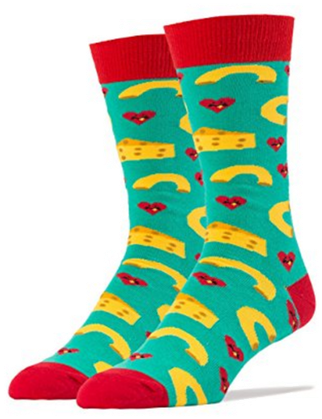 Download Men's Mac 'n Cheese Love Socks - Mens Mac And Cheese Socks ...