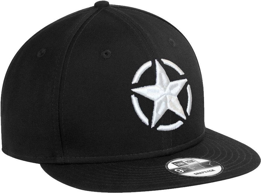 Download Cod Wwii Star Snapback Cap - New Era 9fifty Charcoal Flat Bill ...