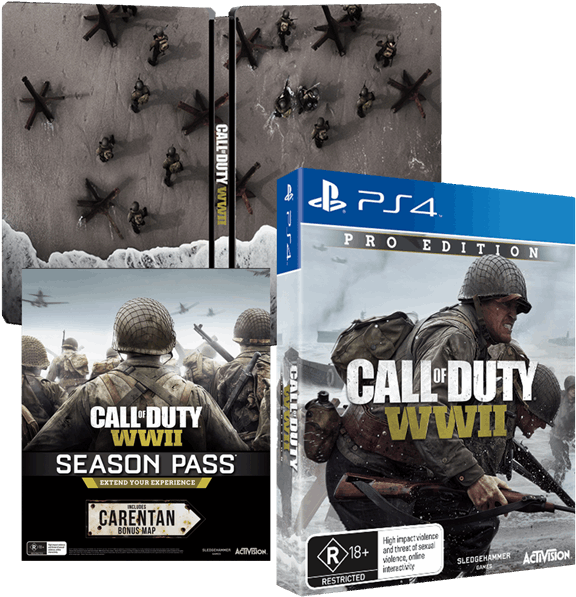 Download Transparent Call Of Duty Wwii Pro Edition - Only - PNGkit