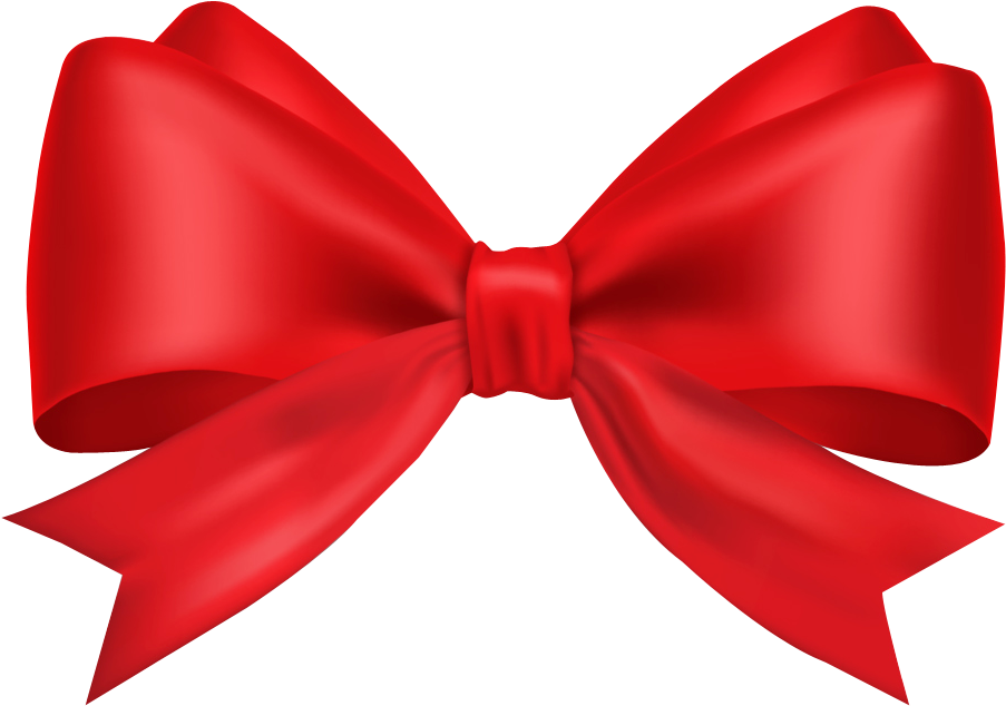 Download Transparent Bow Png Hd - Red Bow Transparent Background - PNGkit