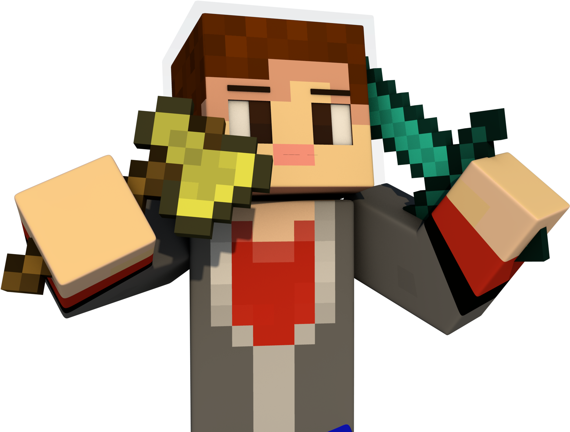 Download Transparent Minecraft Steve Png - Minecraft - PNGkit
