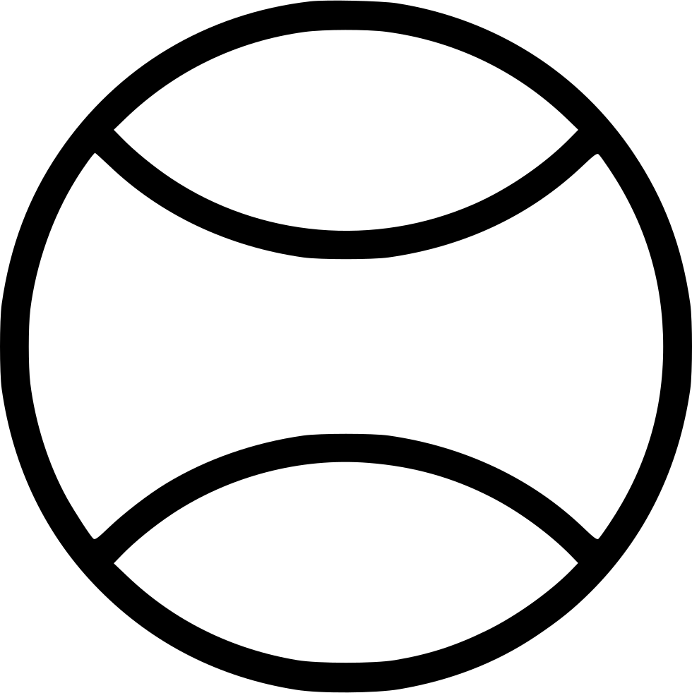 Download Tennis Ball - - Tennis Ball Outline Png - Full Size PNG Image ...