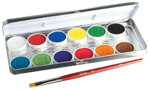 Download Ben Nye Magicake Aqua Paint Palette, 12 Colors, - Palette ...