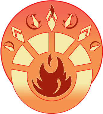 Download Ron Crack Art Team Fire Icon By Tenebrian - Emblem - Full Size ...