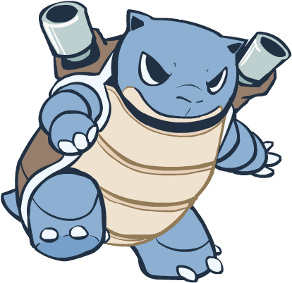 Download Svg Freeuse Library Blastoise Drawing Cartoon - Cute Blastoise ...