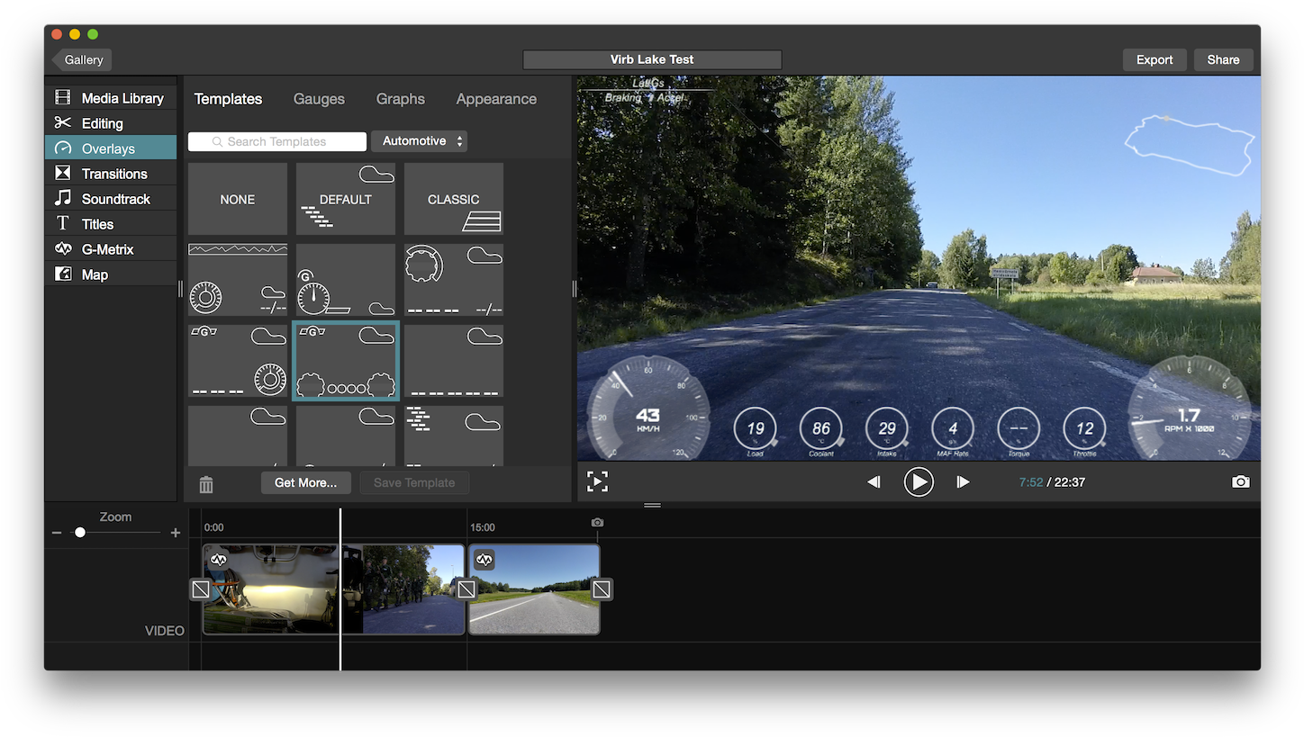 Download Data And Gauges - Garmin Virb Software - Full Size PNG Image ...