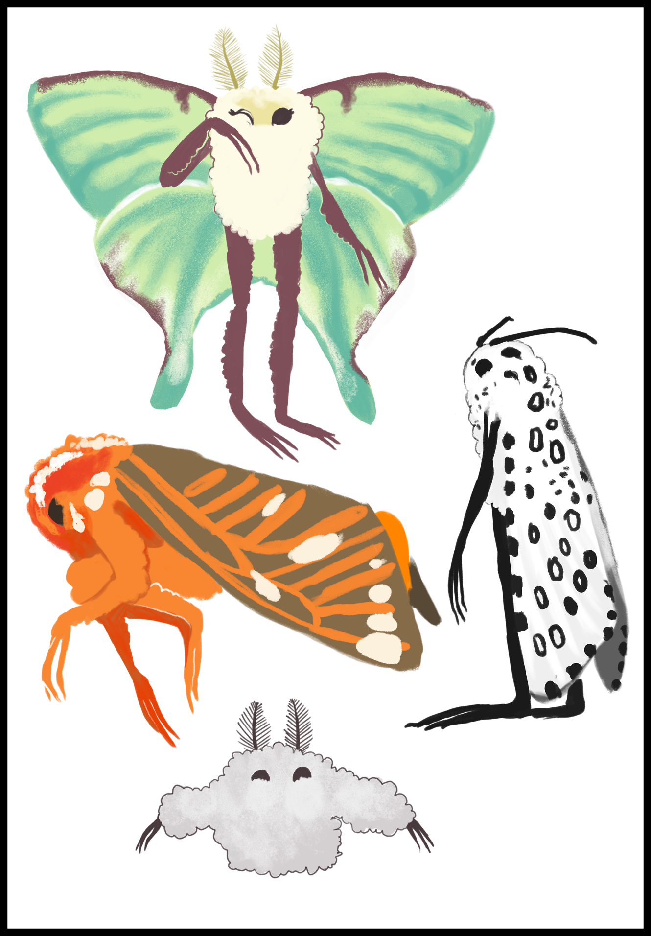 Download Moth Clipart Transparent Tumblr - Drawing - Full Size PNG ...
