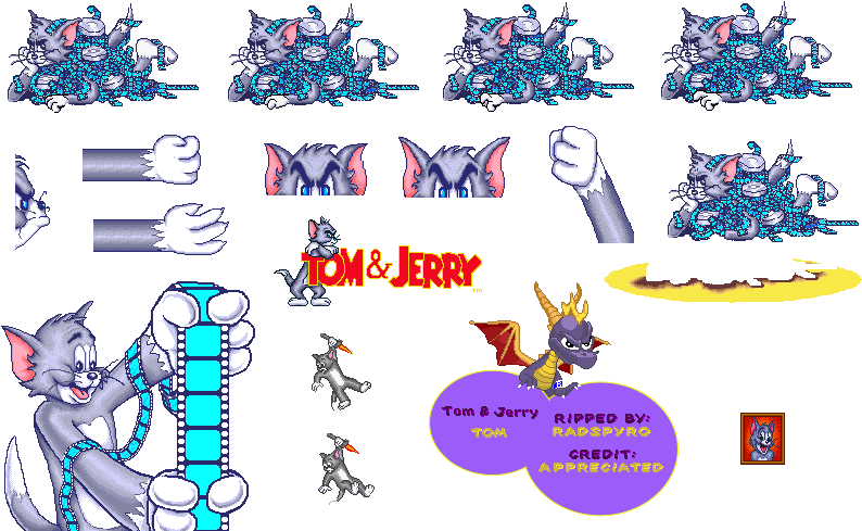 Download Tom - Sprite - Full Size PNG Image - PNGkit