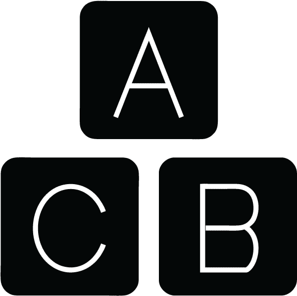 Download Alphabet Blocks - Icon - Full Size PNG Image - PNGkit