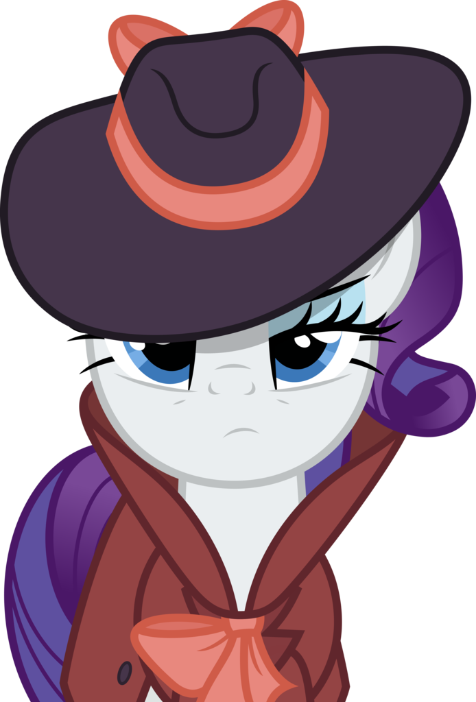 Download Dashiesparkle, Detective Rarity, Fedora, Hat, Rarity ...