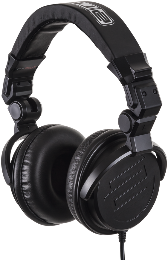 Download 19 Headphones Clip Black And White Dj Headphone Huge - Reloop ...