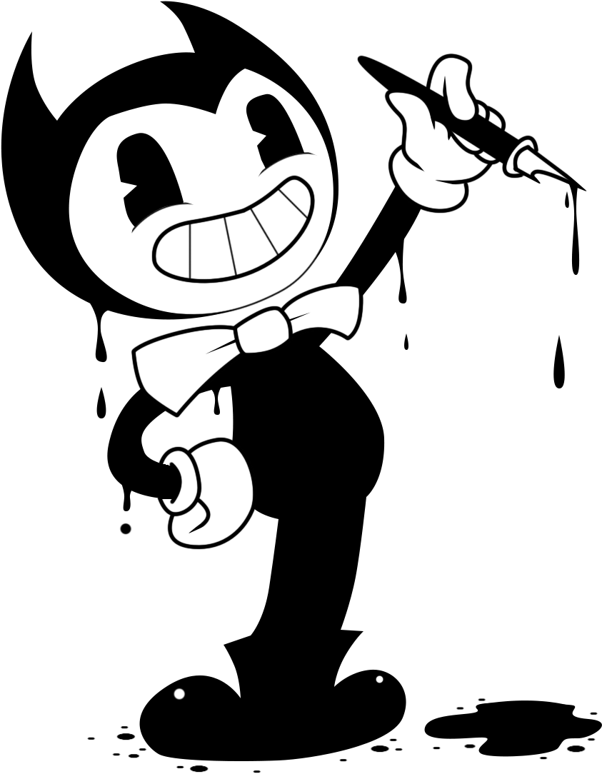 Download Bendy And The Ink Machine Coloring Book Drawing Paper - Bendy ...