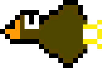 Download Real Flappy Bird Enemy - 8bit Heart - Full Size PNG Image - PNGkit