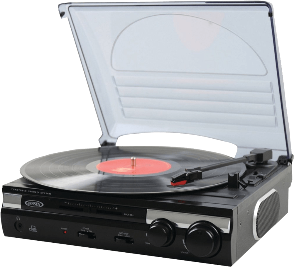 Download Record Player Png - Jensen Record Player - Full Size PNG Image ...