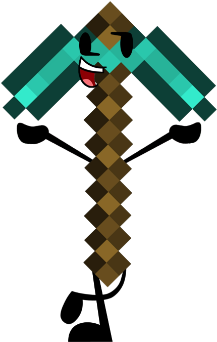 Download Diamond Pickaxe - Perler Beads Diamond Pickaxe - Full Size PNG ...